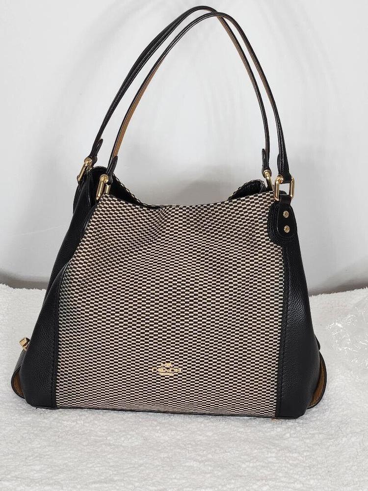 Coach Phoebe Exploded Reps Jacquard Print Shoulder Bag - Gem